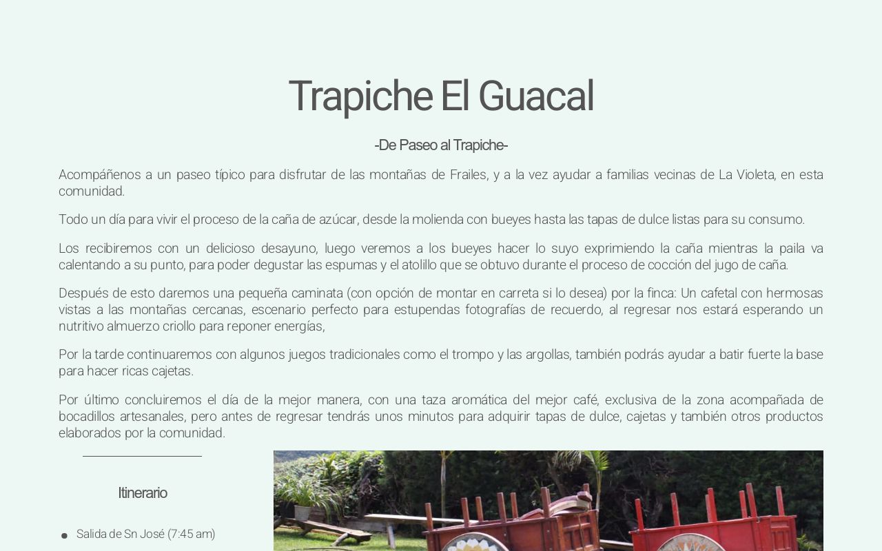 Tour el Guacal